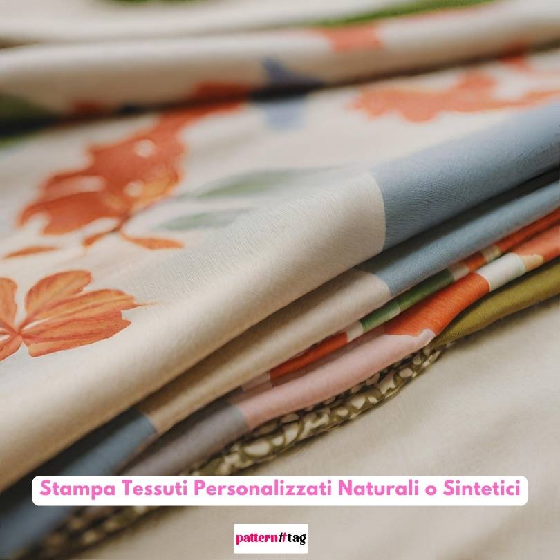 Stampa Tessuti Personalizzati Naturali o Sintetici