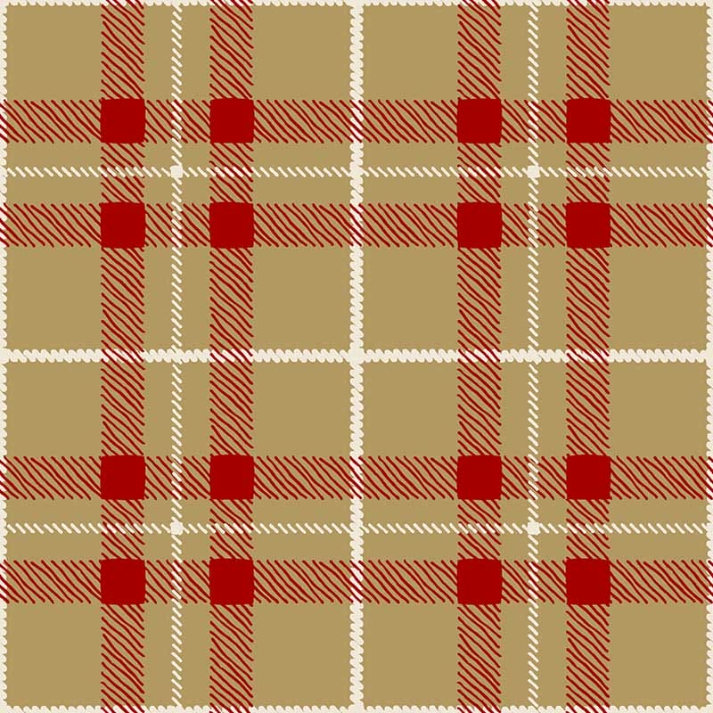 Stampa del Pattern design Tartan Natale