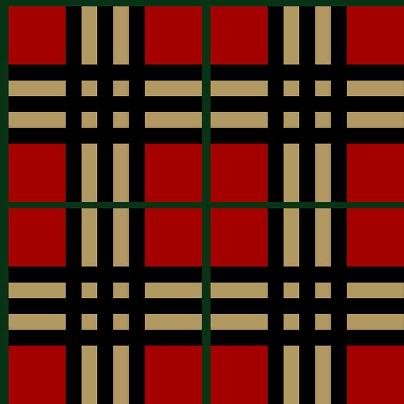 Pattern design classico Natale