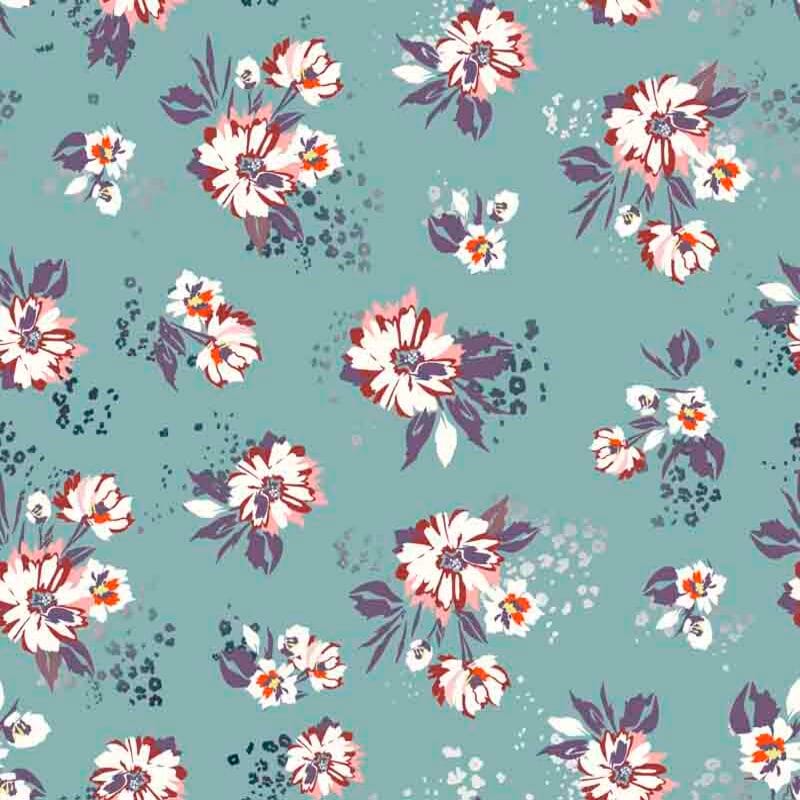 Surface Pattern design flowers modern