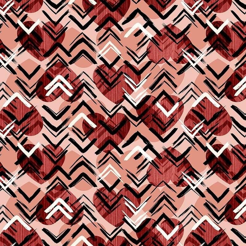 Stampa del Pattern design conversational frecce verticali