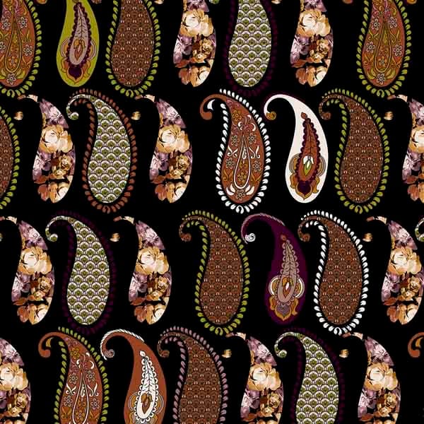 Surface Pattern design paisley artistico